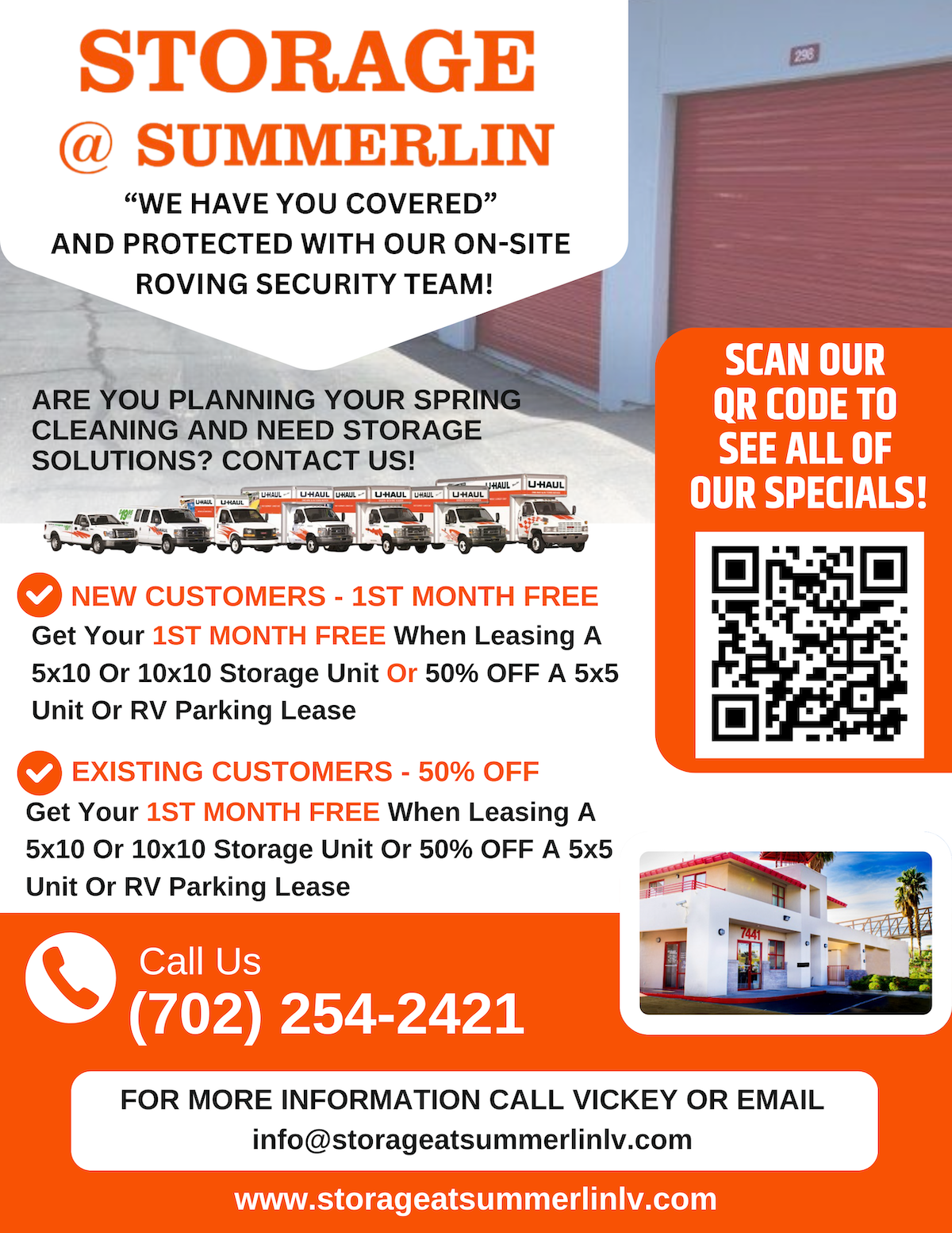 Specials - Storage @ Summerlin